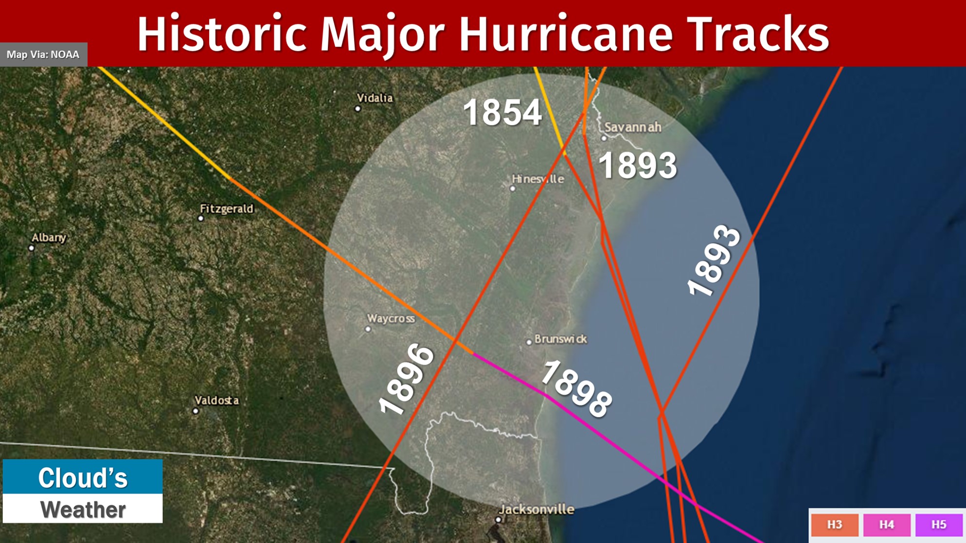 Southeast Georgia Overdue for Major Hurricane Strike | Cloud's Weather