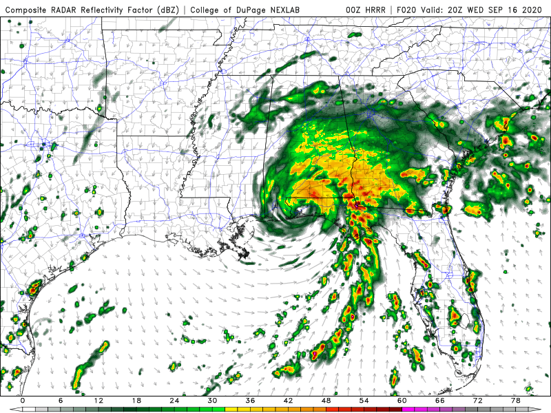 Hurricane Sally Slowly Moving Closer to Pensacola; Tornadoes and Flash ...